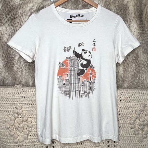 Threadless | Tops | Threadless Panda King Kong Short Sleeve Graphic Tshirt | Poshmark